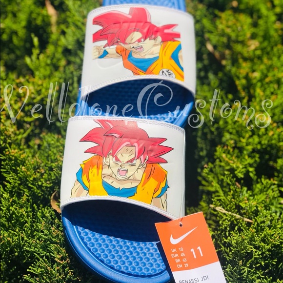 Nike | Shoes | Custom Dbz Slides | Poshmark